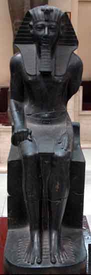 Ancient Egypt and Archaeology Web Site - Statue of Thutmose III
